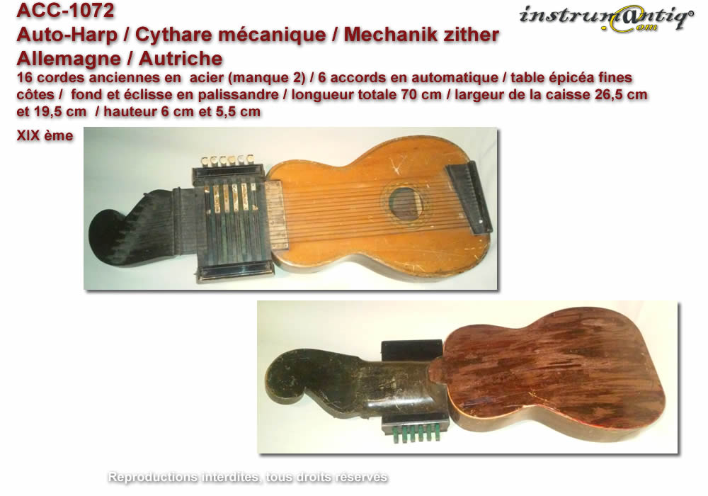 instrumantiq.com : Cithares anciennes / Early ziters