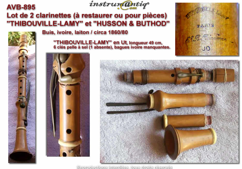 Clarinettes anciennes / Early clarinets